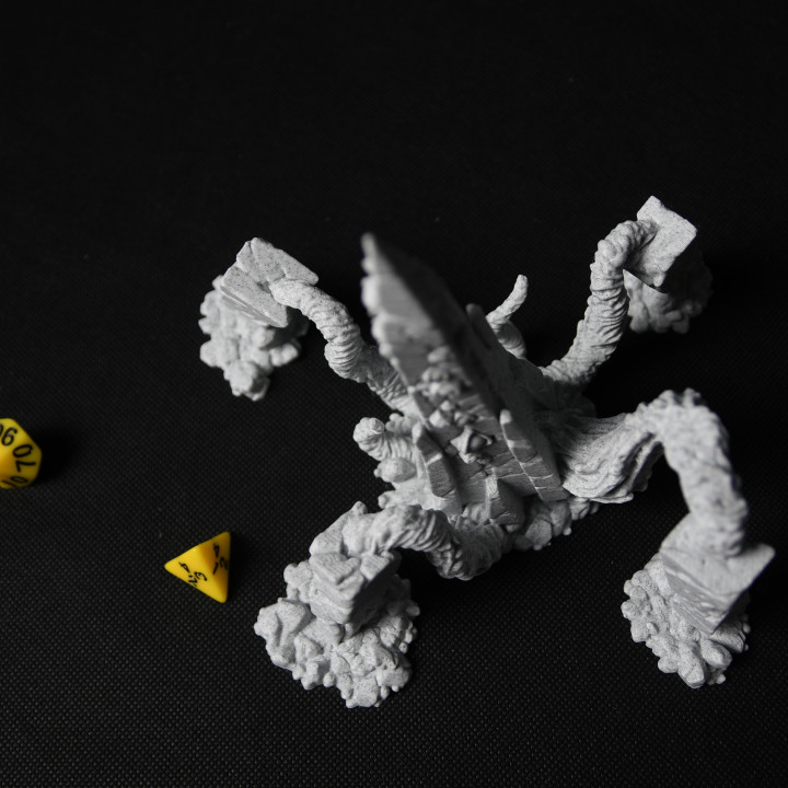 3D Printable Cursed Obelisk Rock by AdamantForm