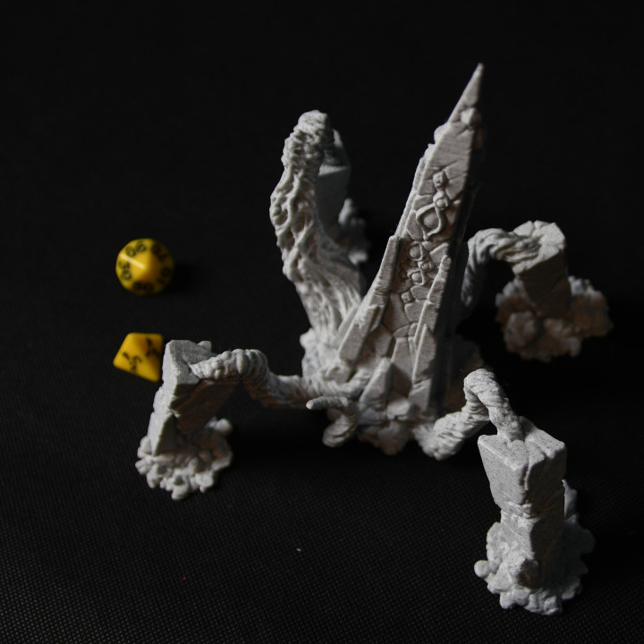 3D Printable Cursed Obelisk Rock by AdamantForm