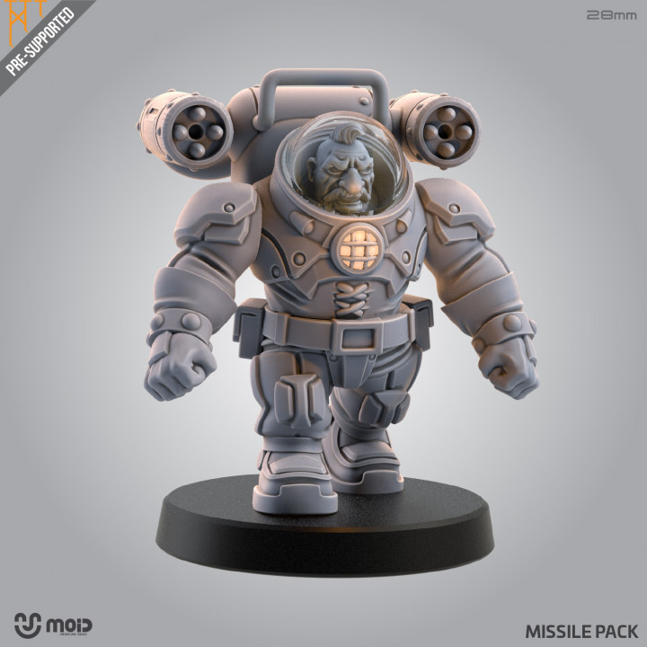 3D Printable Nidalev Union Dwarfs by Moid