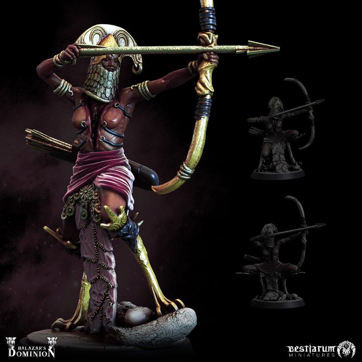 3D Printable Exalted Archers x3 | Balazar's Dominion | Chaos Warrior by ...