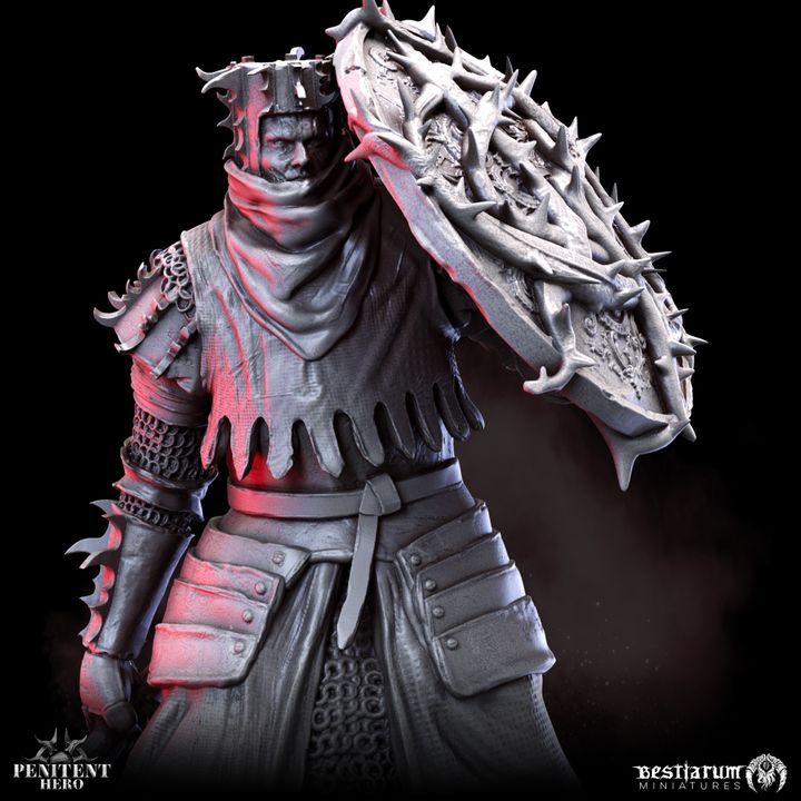 3D Printable The Knight of Thorns | Lone Heroes | Hero by Bestiarum ...