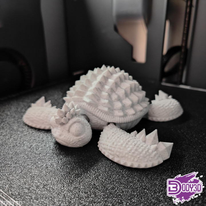 3D Printable Articulated Precious Turtles by BODY3D
