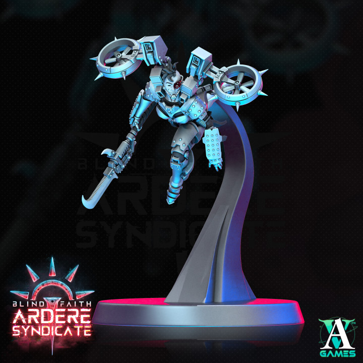 3D Printable Arderite Valkyries by Archvillain Games