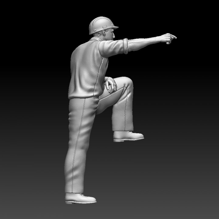 3D Printable worker by Dmitrii Tishchenkov