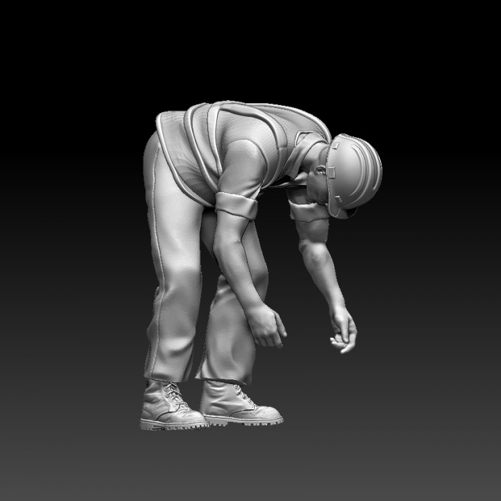 3D Printable worker by Dmitrii Tishchenkov
