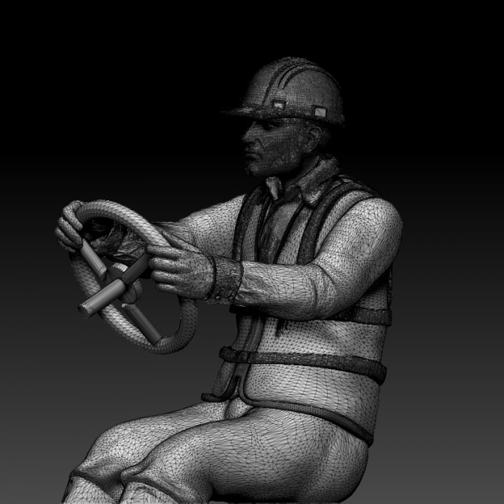 3D Printable worker by 3Dimontis
