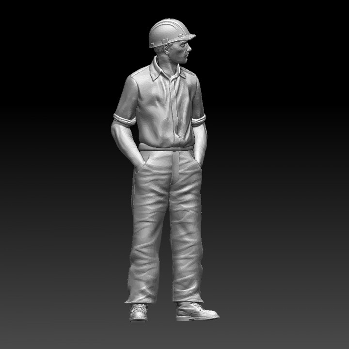 3D Printable worker by 3Dimontis