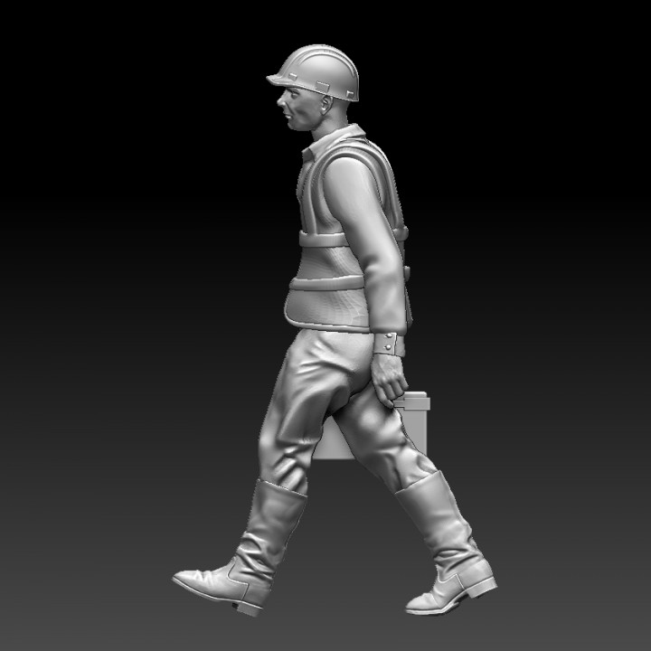 3D Printable worker by Dmitry Tishchenkov