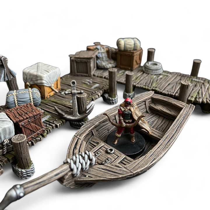 3D Printable Village Pier by Tiny Furniture