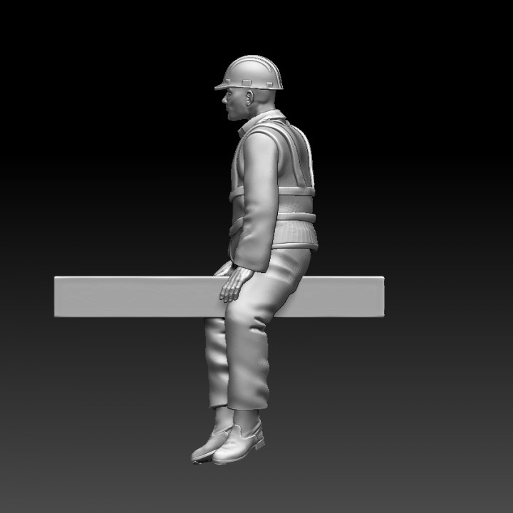 3D Printable worker by Dmitrii Tishchenkov