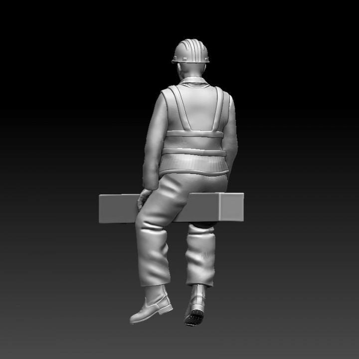3D Printable worker by Dmitrii Tishchenkov