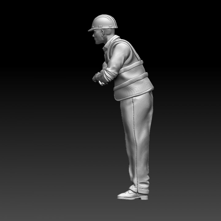 3D Printable worker by Dmitry Tishchenkov