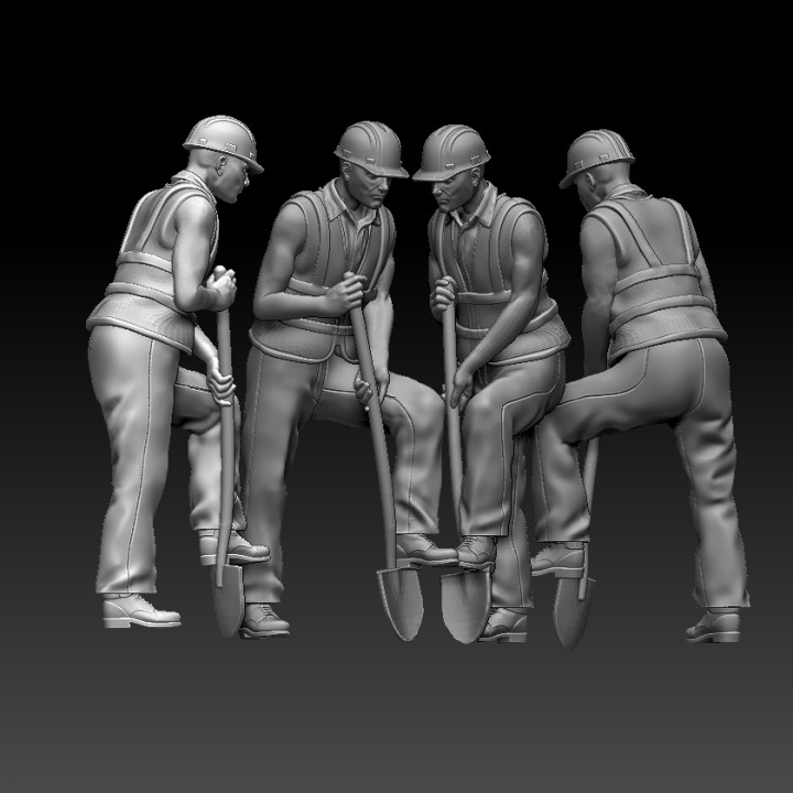 3D Printable worker by 3Dimontis