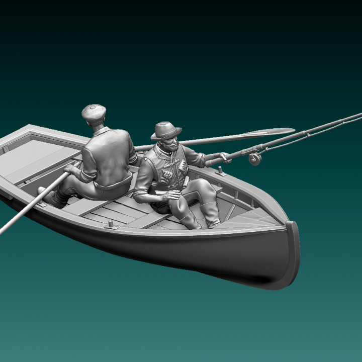 3D Printable fisherman by Dmitry Tishchenkov