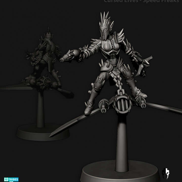 3D Printable Cursed Elves - SpeedFreaks by Edge Miniatures