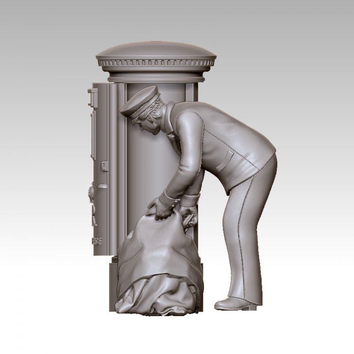 3D Printable POSTMEN by 3Dimontis