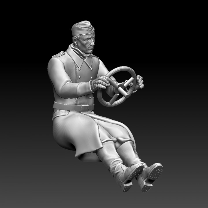 3D Printable german soldier driver by Tishchenkov Dmitrii