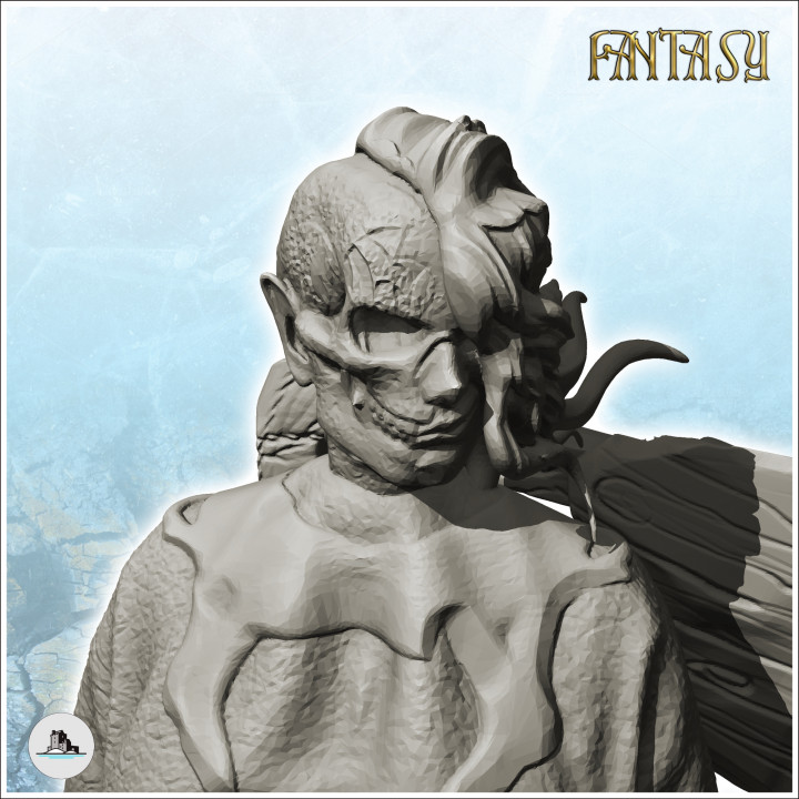 3D Printable Seated undead woman with cape and boots (19) - Medieval ...