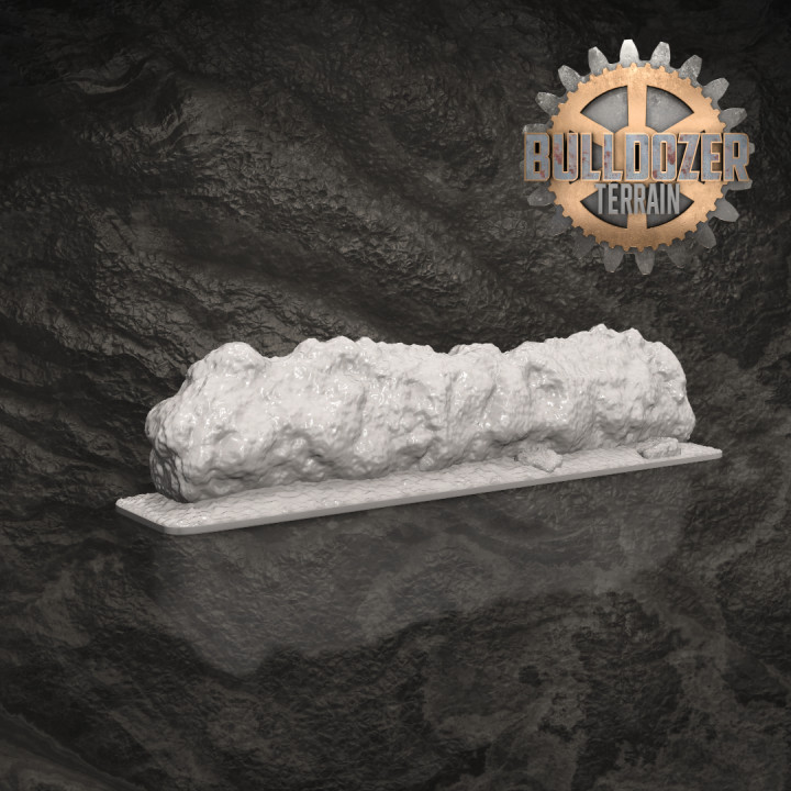 3D Printable Bulldozer Terrain- core set by Tom Wiggins