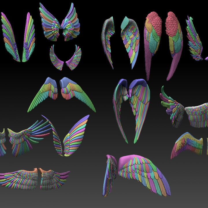 3D Printable wings by Dmitry Tishchenkov