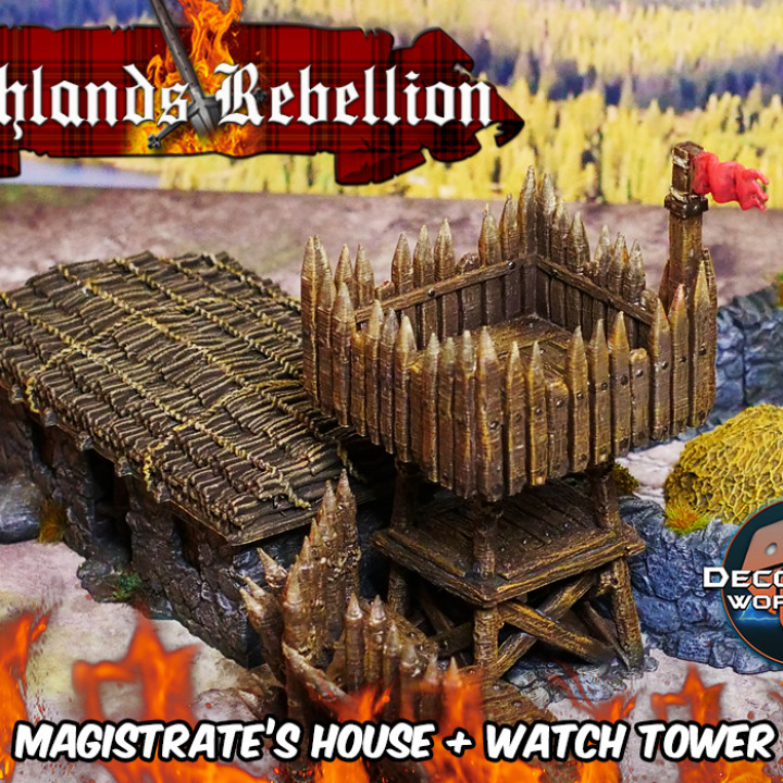 3D Printable Highlands Rebellion (Core set) by DecoQuest Workshop