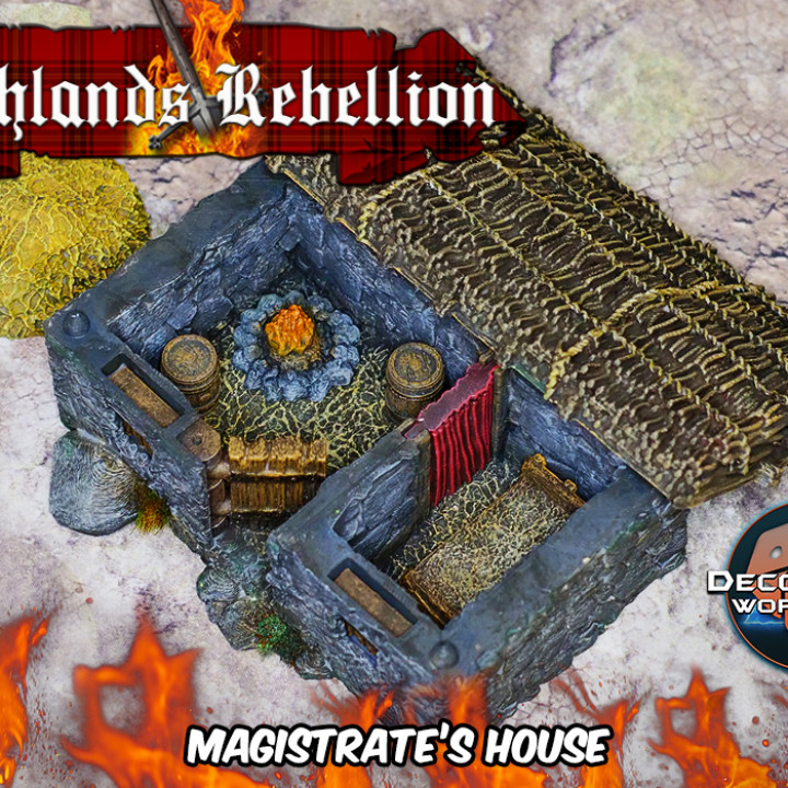 3D Printable Modular outpost by DecoQuest Workshop