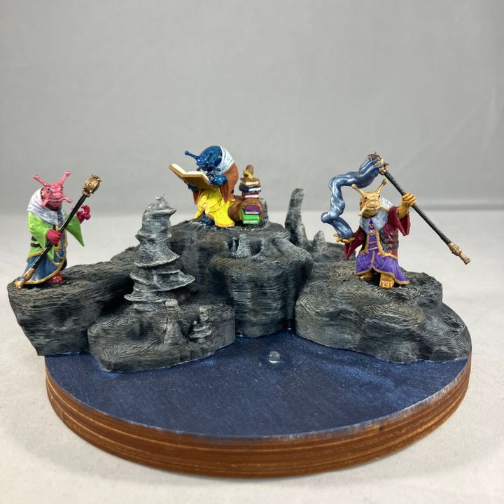 3D Print of Snail Mage Set / Shell Slug / Mollusca Warrior / Shelled ...