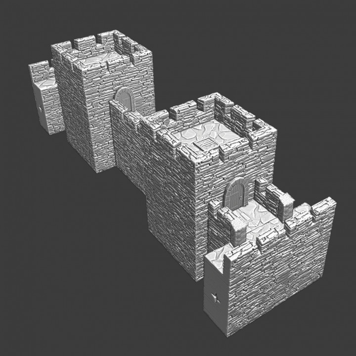 3D Printable T-pieces with tower, to make internal areas - Modular ...