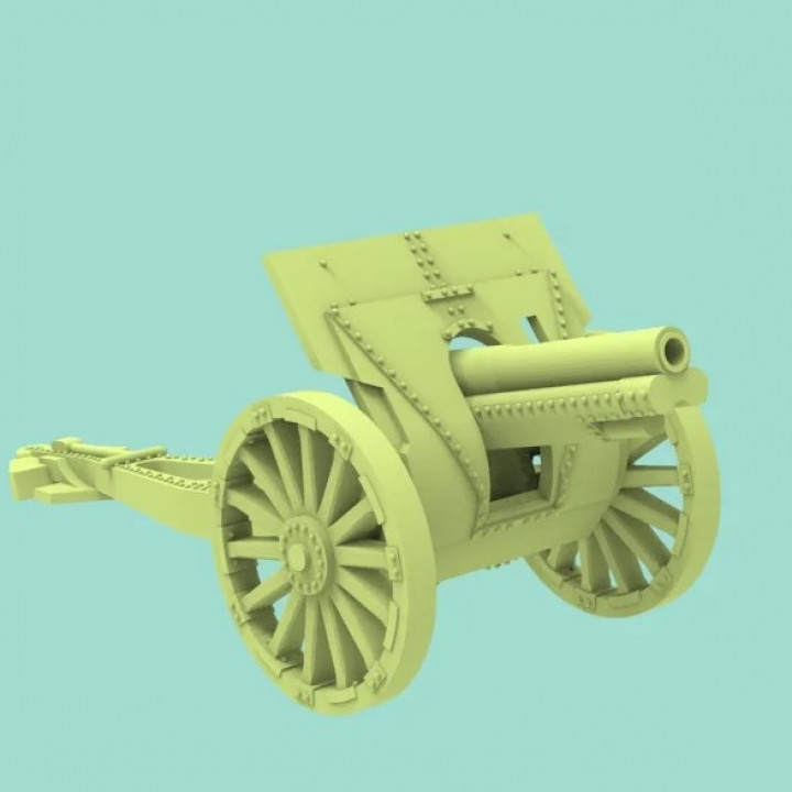 3D Printable STZ-5 Artillery tractor + Howitzer 122mm M1910/30 (USSR ...
