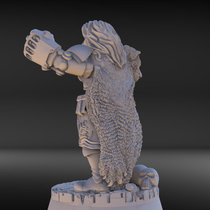 3D Printable Commander Lion by Rene Kruszinski