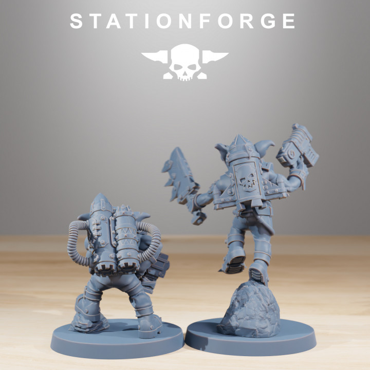 3D Printable Gobs Jesters by Station Forge