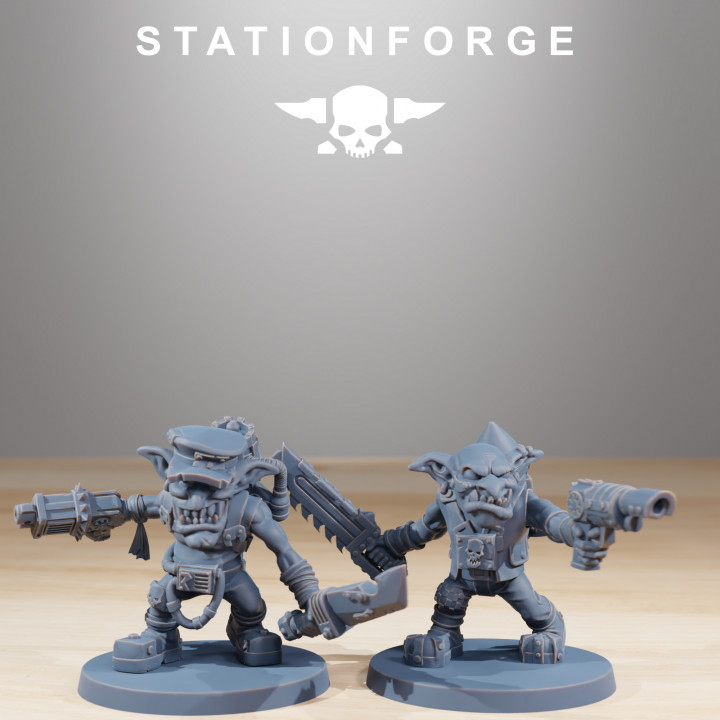 3D Printable Gobs Jesters by Station Forge