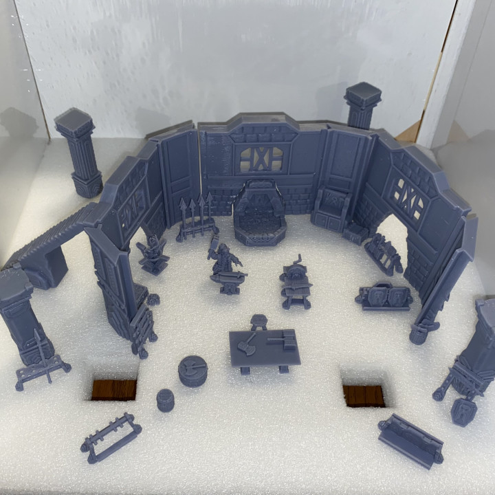 3D Printable Dwarven Forge Collection by World Forge Miniatures