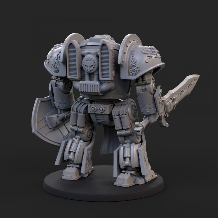 3D Printable ETERNUS GUARDIAN MULTIPART KIT by Arma Mechanatus