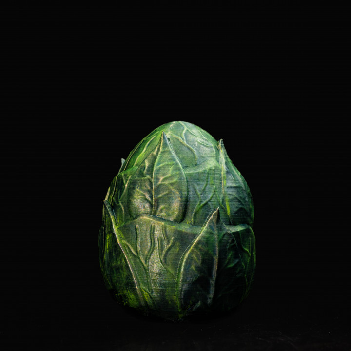 3D Printable Dragon Egg - Leaf by Stlflix