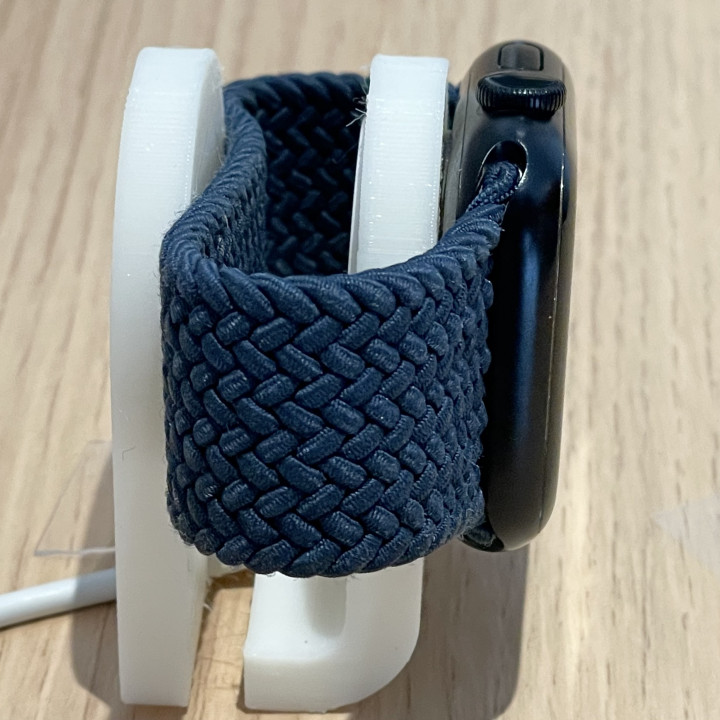 3D Printable minimal Apple watch dock / stand / wall attachment by Hugo ...