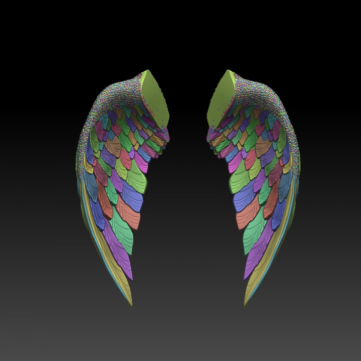 3D Printable WINGS by 3Dimontis
