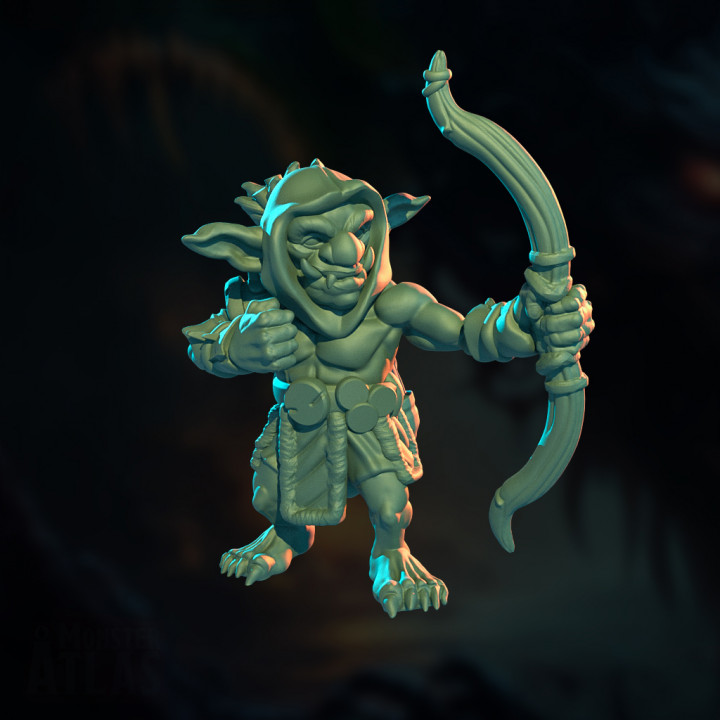 3D Printable Goblin Archer by Monster Atlas