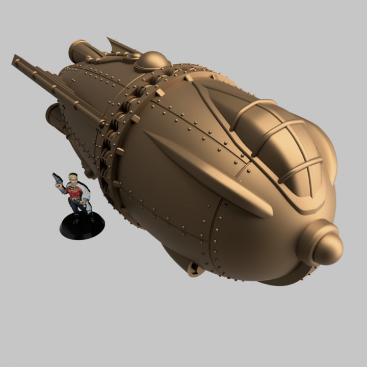 3D Printable Rocketship by Karl Perrotton