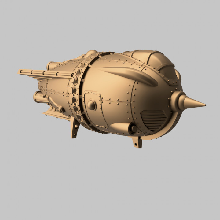 3D Printable Rocketship by Karl Perrotton