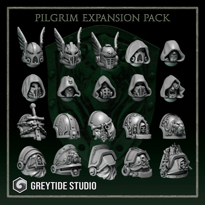 3D Printable Pilgrims Expansion Pack by GreyTide Studio
