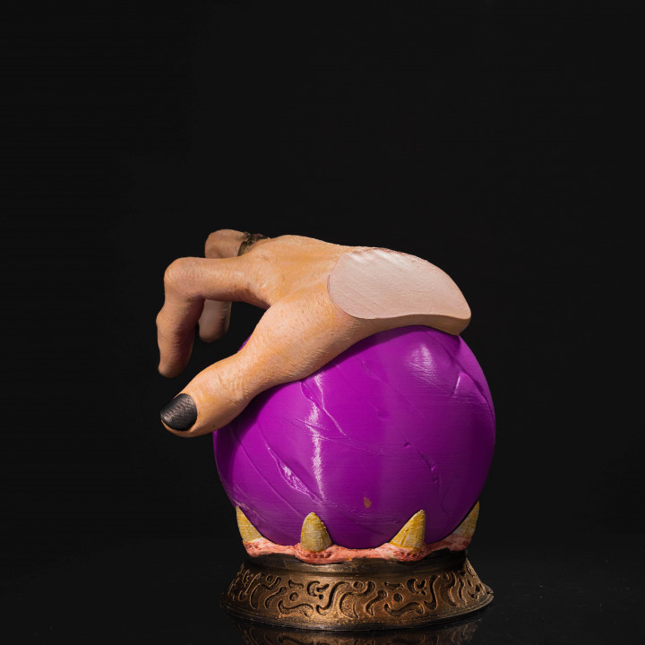 3D Printable Seer Crystal Ball Lamp by Stlflix