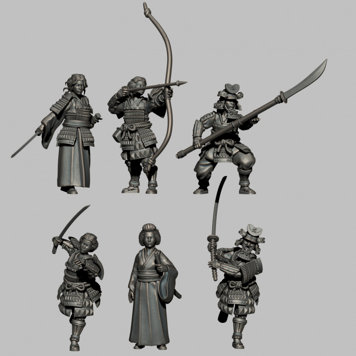 3D Printable Onna-Bushi by Wargames Atlantic