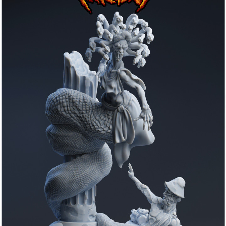 3D Printable Medusa by Nickey's Hatchery