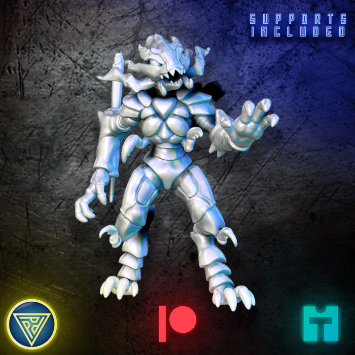 3D Printable Swarm Brainreaper Set by Print Paint Play