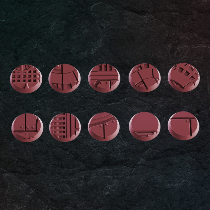 3D Printable Alien Factory Bases Pack #2 x42 by dakkadakka.store