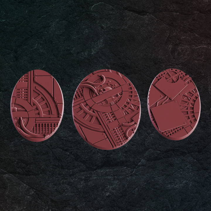 3D Printable Alien Factory Bases Pack #2 x42 by dakkadakka.store