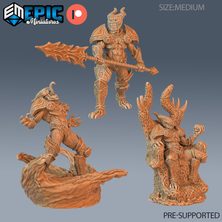 3D Printable Mold Lord Throne Set / Mushroom King / Male Forest Warrior ...