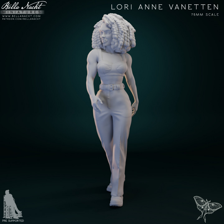 3D Printable Lori Anne Vanetten by Bella Nacht Minis