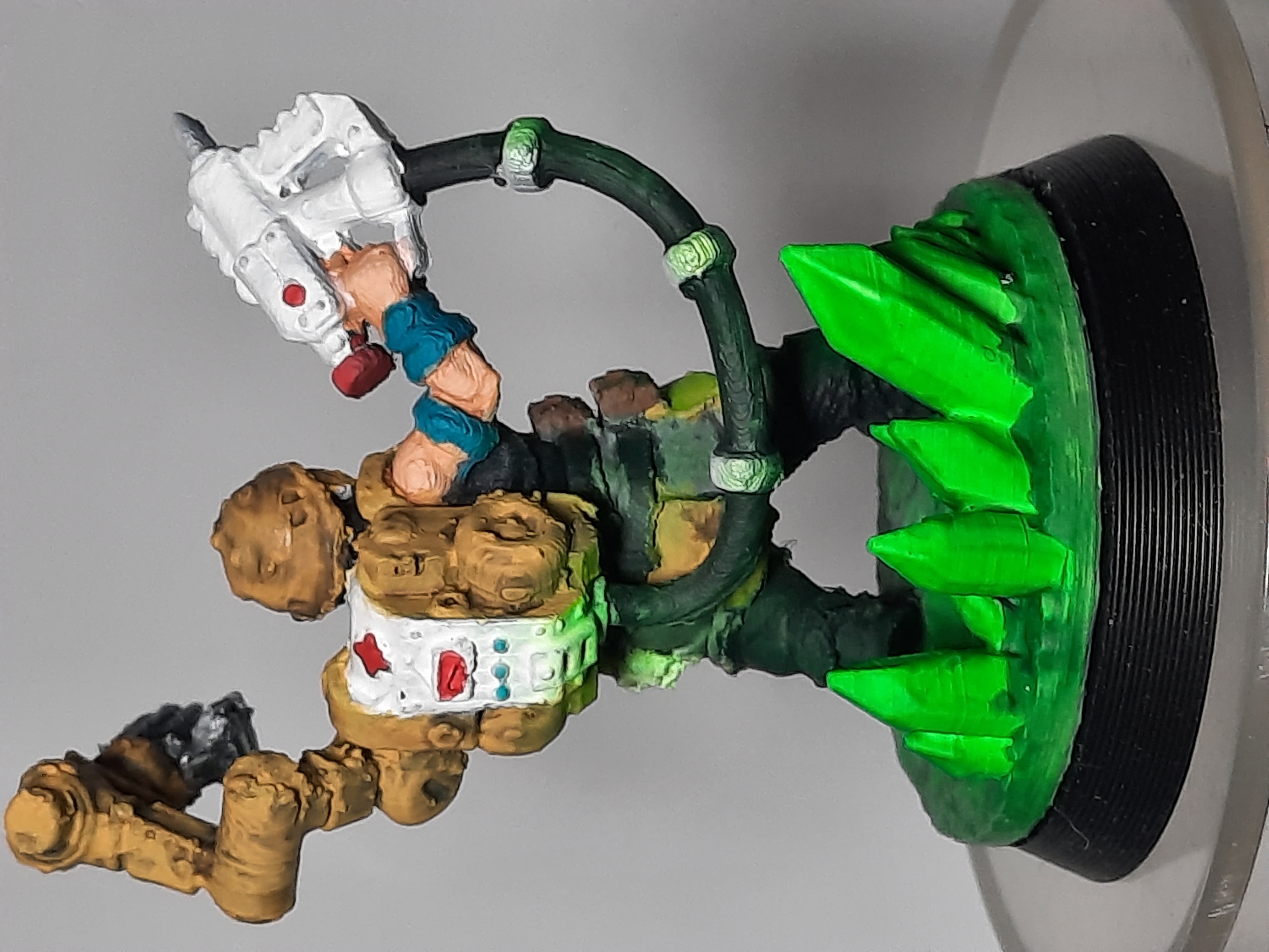 3D Printable Sci-Fi Female Dwarf Medic by DropMiniz